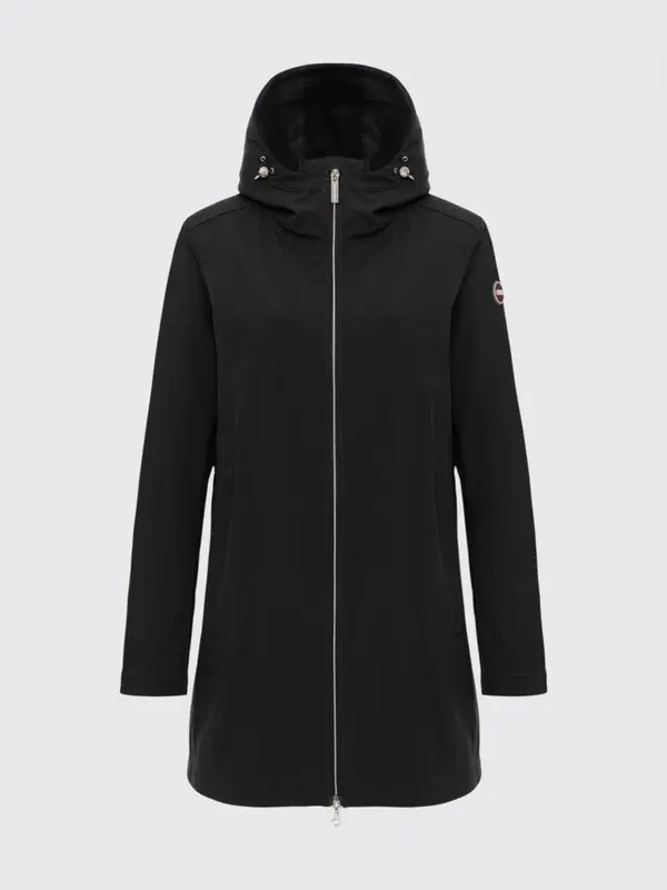 COLMAR Hooded Technical Raincoat - Black