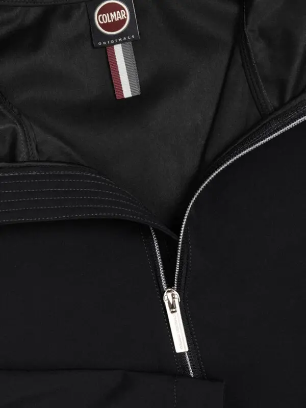 COLMAR Hooded Technical Raincoat - Black