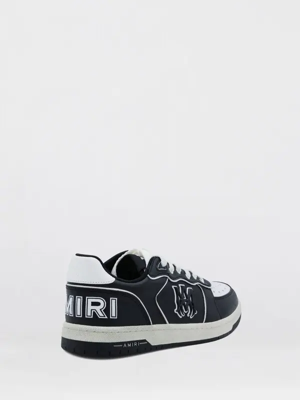 Amiri Newport Leather Sneakers - Black
