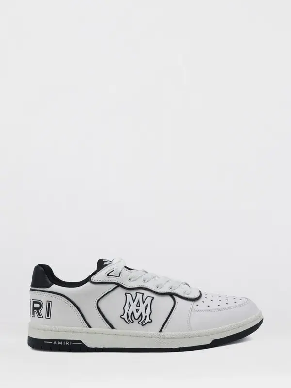 Amiri Newport Leather Sneakers - White