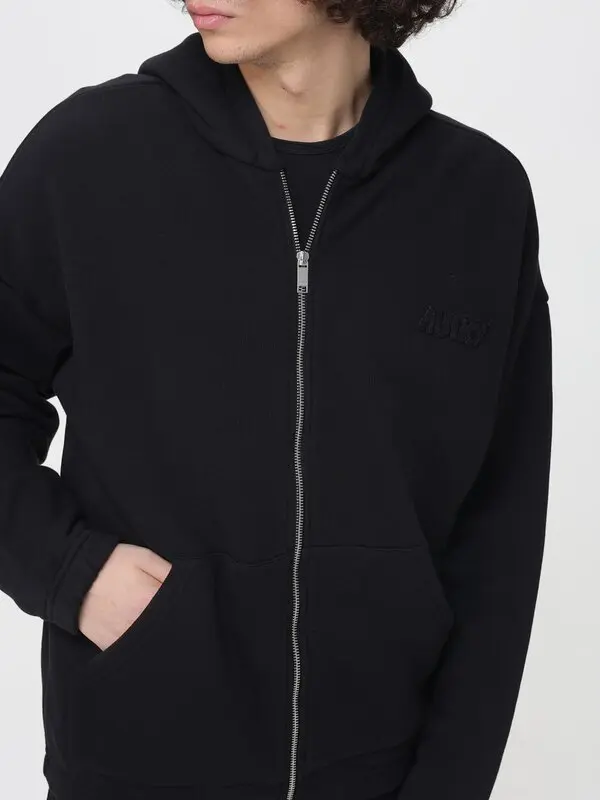AUTRY Full Zip Sweatshirt - Black