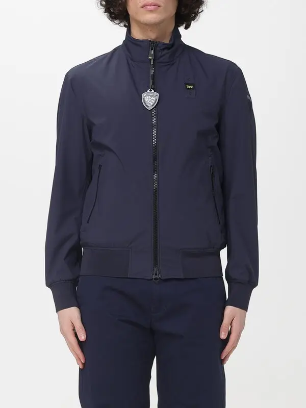 BLAUER. Bomber Jacket - Blue