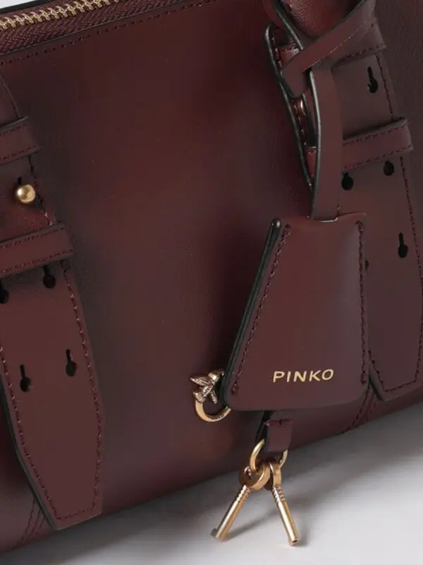 Pinko Escape Bag Horizontal Leather - Red