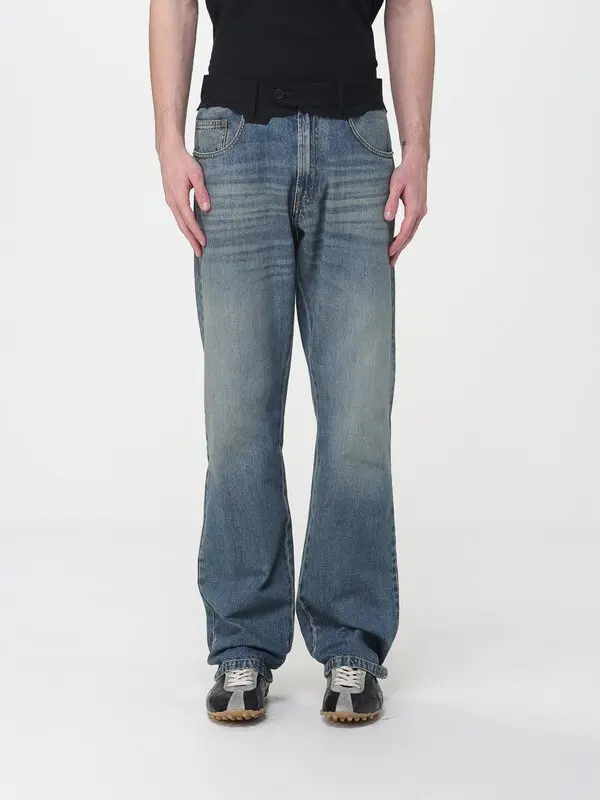 MAISON MARGIELA Flared Denim Trousers - Blue