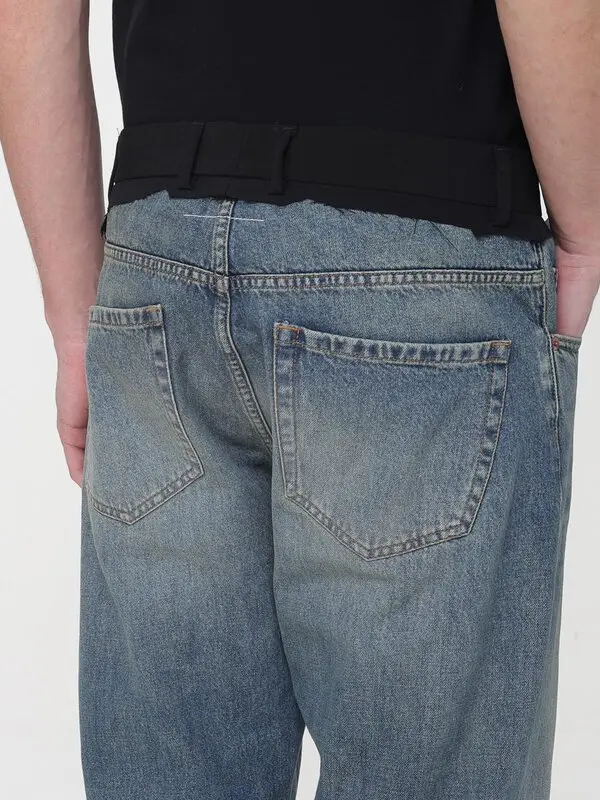 MAISON MARGIELA Flared Denim Trousers - Blue