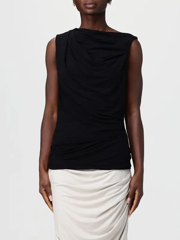 ENTIRE STUDIOS Draped Top - Black