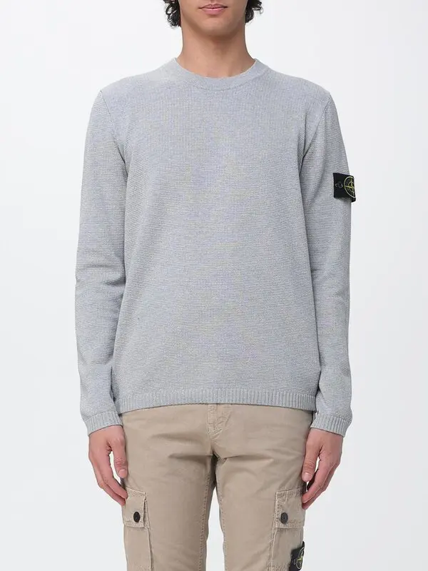 Stone Island Pullover Sweater - Pearl