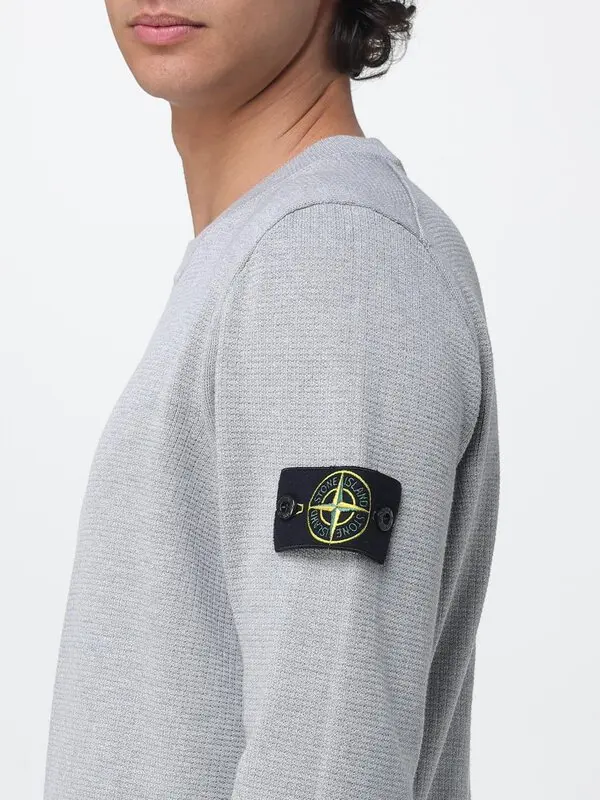 Stone Island Pullover Sweater - Pearl