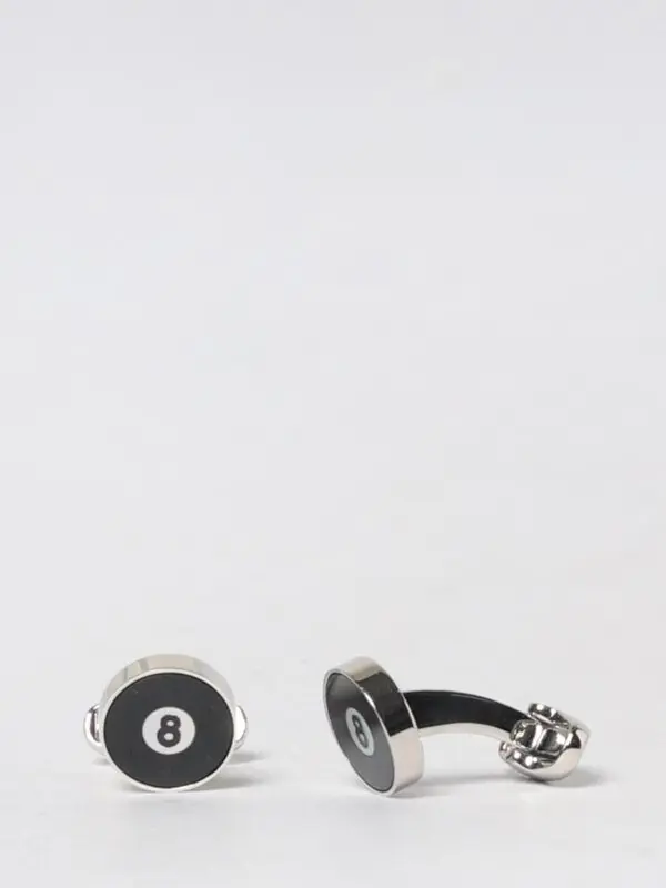 Paul Smith Enamelled Brass Pool Cufflinks - Black