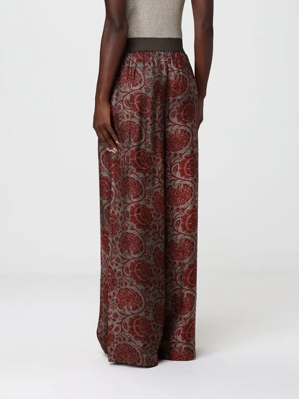 UMA WANG Wide Leg Printed Trousers - Grey