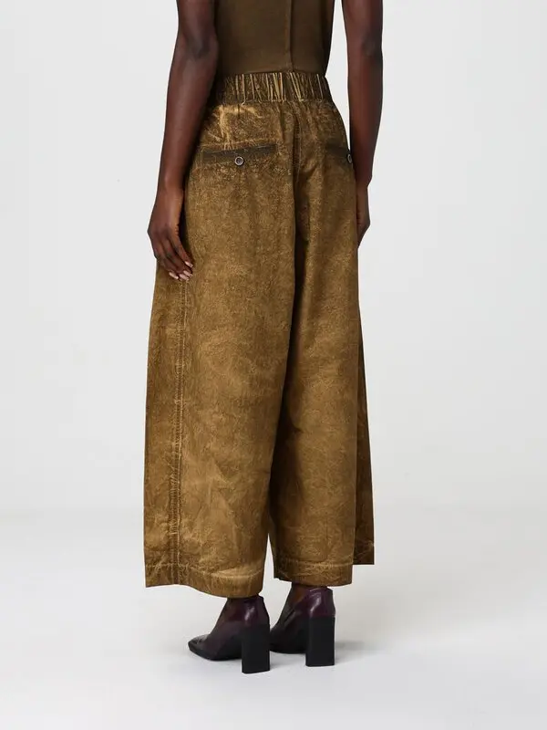 UMA WANG Wide Leg Tailored Pants - Yellow