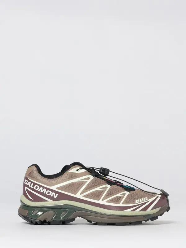 SALOMON Xt-6 Sneakers In Technical Fabric And Rubber - Brown