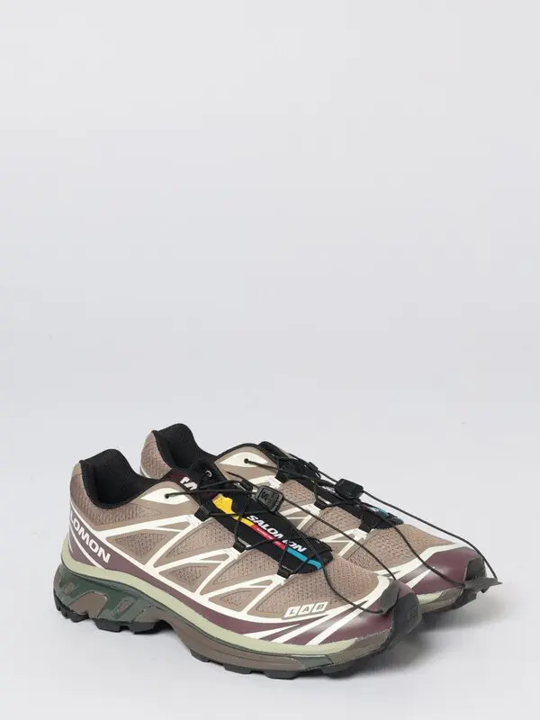 SALOMON Xt-6 Sneakers In Technical Fabric And Rubber - Brown