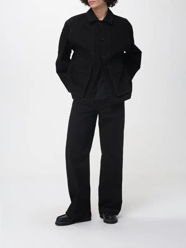 LEMAIRE Cotton Shirt Jacket With Classic Collar And Drop Shoulders