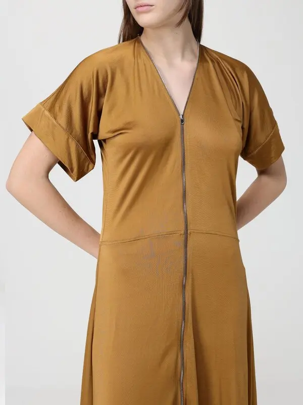 LEMAIRE Zip-up Maxi Dress - Brown