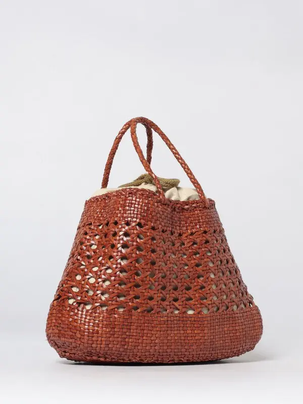 Dragon Diffusion Santa Cano Woven Leather Bag - Sand