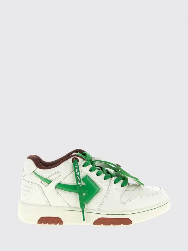 Off-White Out Of Office" Leather Sneakers - Green