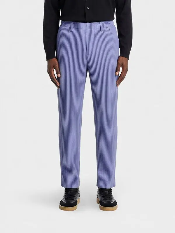 Issey Miyake Homme Plissé Pleated Crêpe Trousers