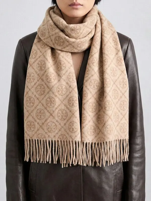 Tory Burch Wool And Cashmere Scarf