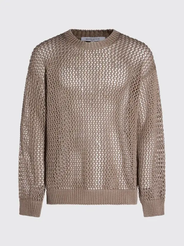 Maison Kitsuné Cotton Knit Top - Beige