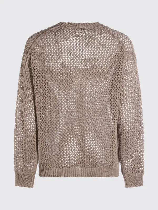 Maison Kitsuné Cotton Knit Top - Beige