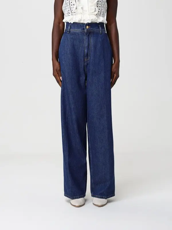 Alberta Ferretti Wide Leg Palazzo Jeans