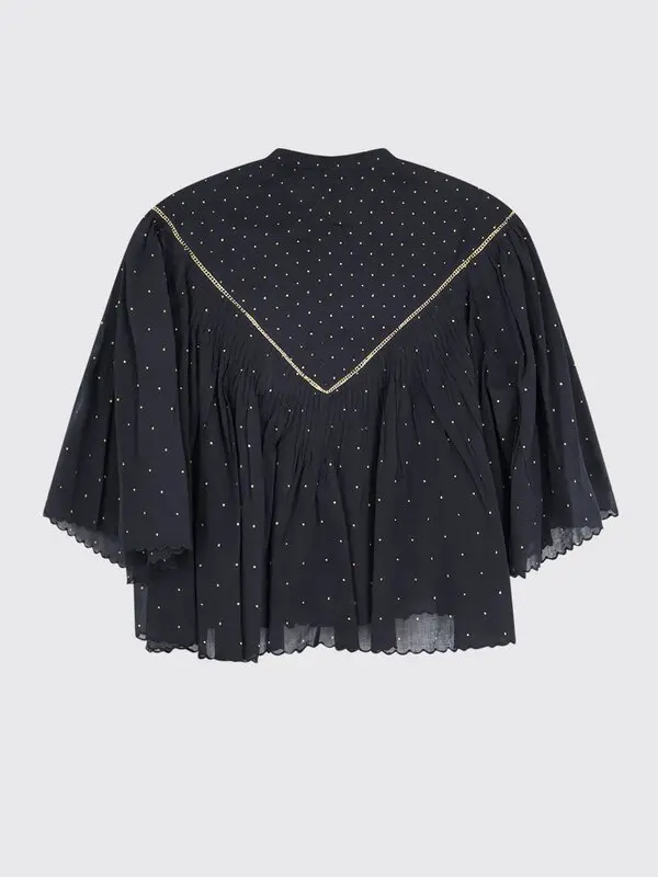 Isabel Marant Étoile Top With Gold Polka Dots