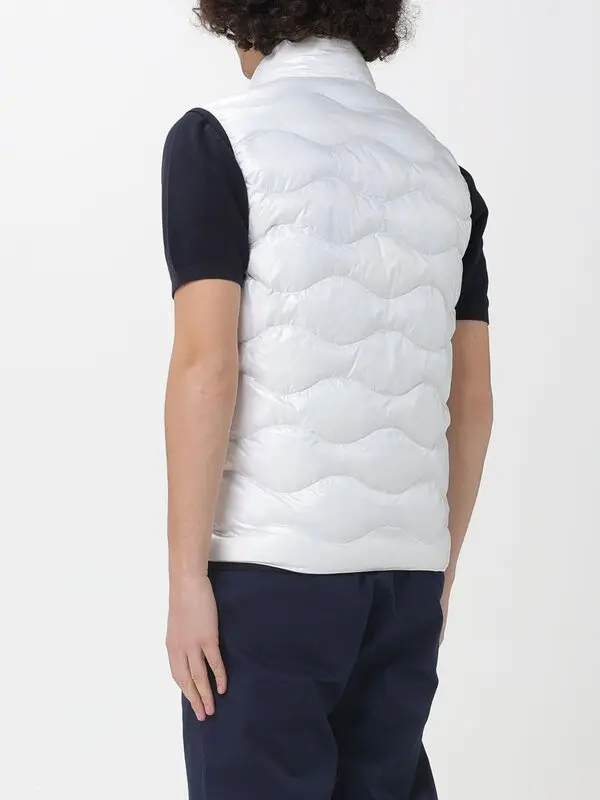 BLAUER. Padded Nylon Vest - White 1