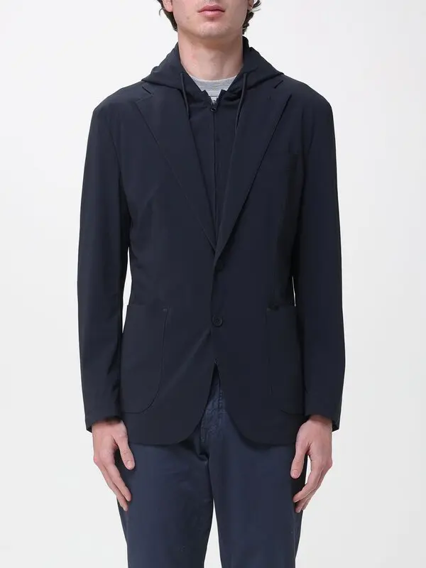 MANUEL RITZ Hooded Blazer - Blue