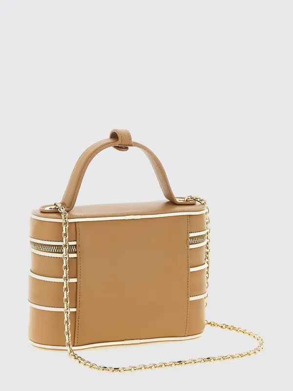ROGER VIVIER Jewel Buckle Vanity Bag - Beige