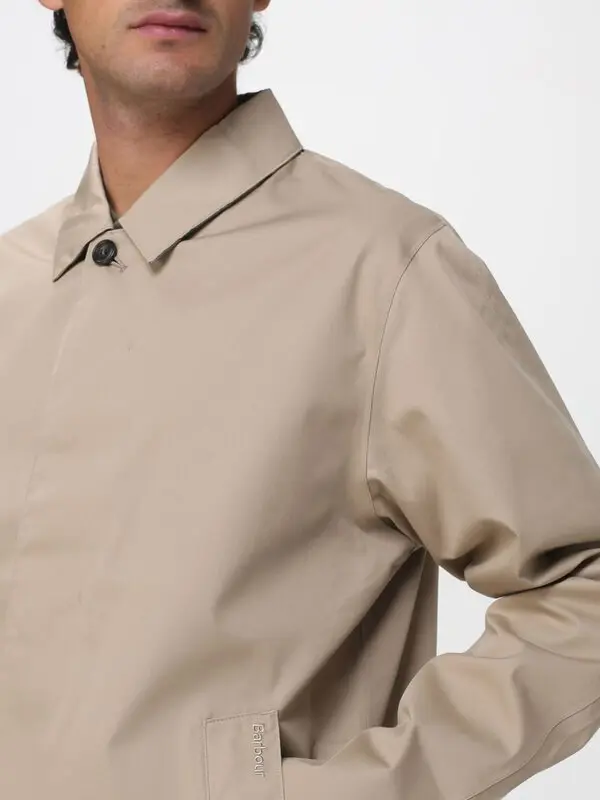 Barbour Cotton Blend Trench Coat - Beige