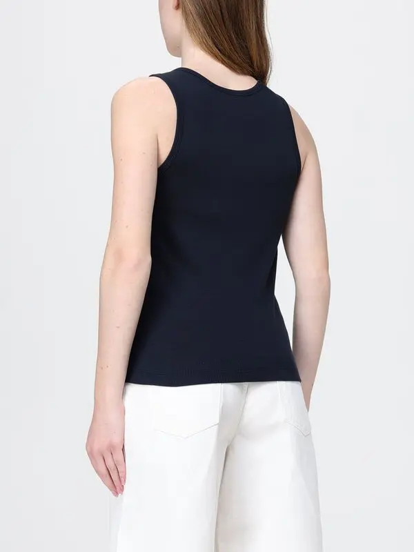 Maison Kitsuné Ribbed Tank Top - Blue