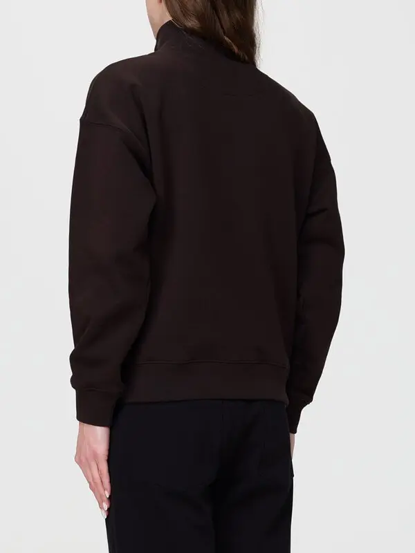Maison Kitsuné Cotton Zip Sweatshirt - Brown