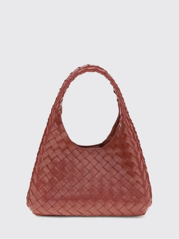 Bottega Veneta Woven Leather Handbag - Red