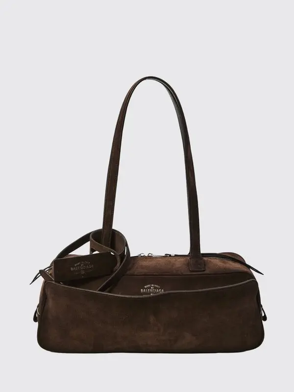Balenciaga Carrie Small Suede Bag