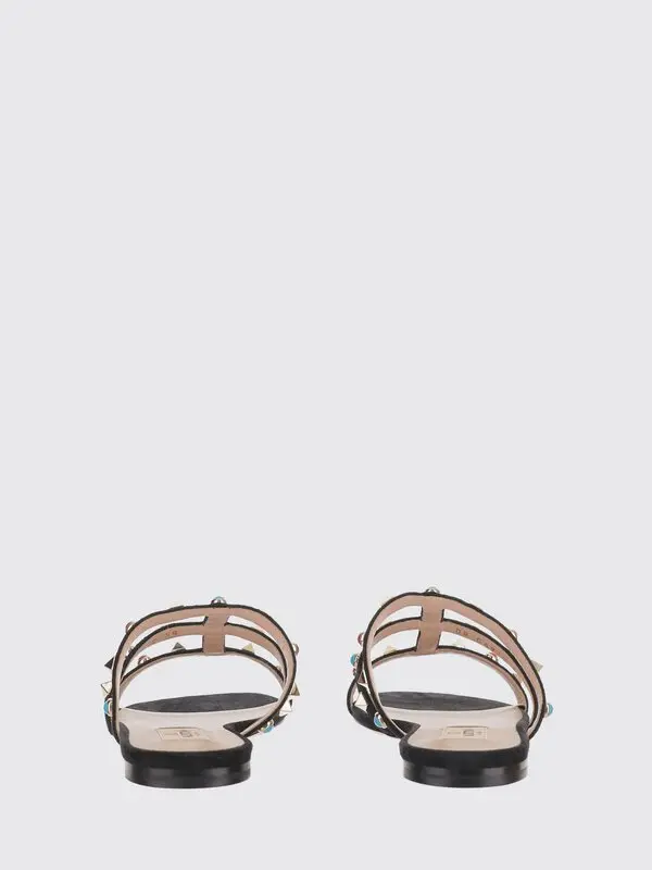 Valentino Garavani Studded Heeled Sandals - Black