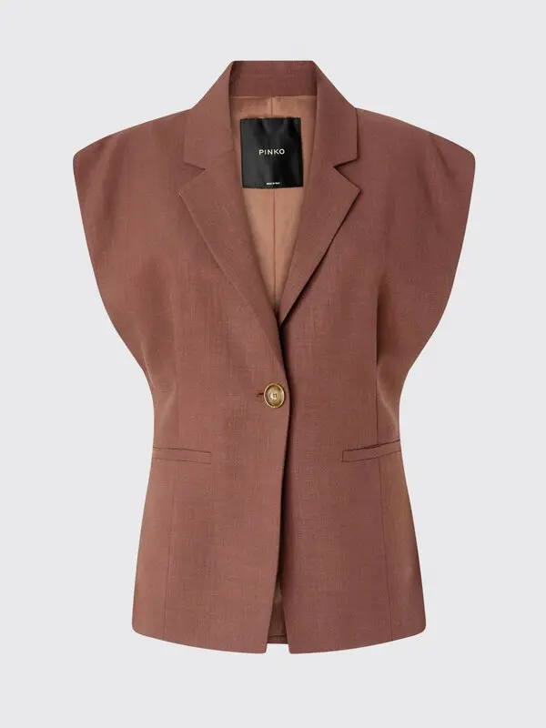 Pinko Sleeveless Waistcoat - Brown