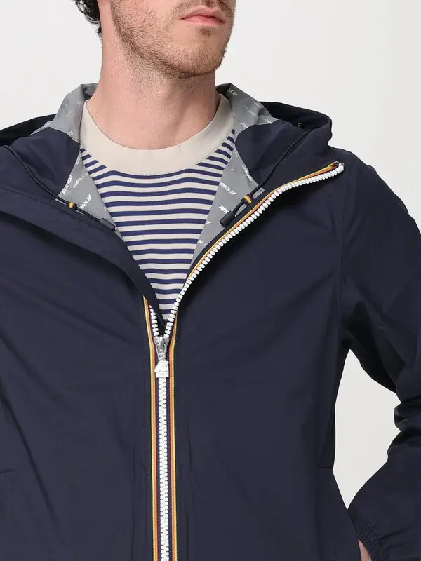 K-WAY Zip-up Hooded Jacket - Navy