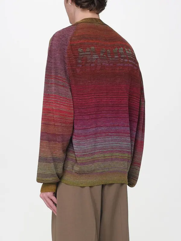 MAGLIANO Striped Cotton Cardigan With Logo - Multicolor