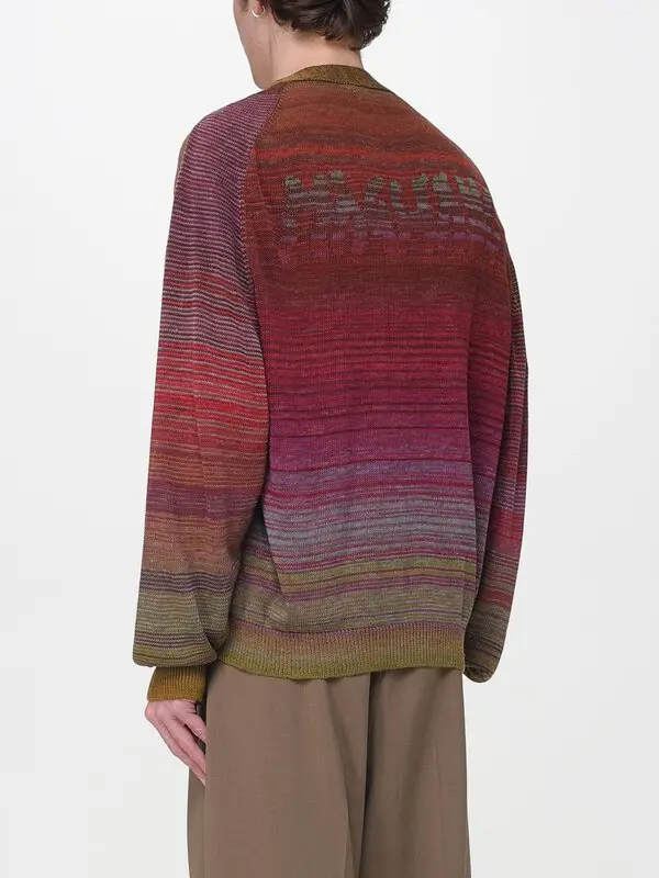 MAGLIANO Striped Cotton Cardigan With Logo - Multicolor