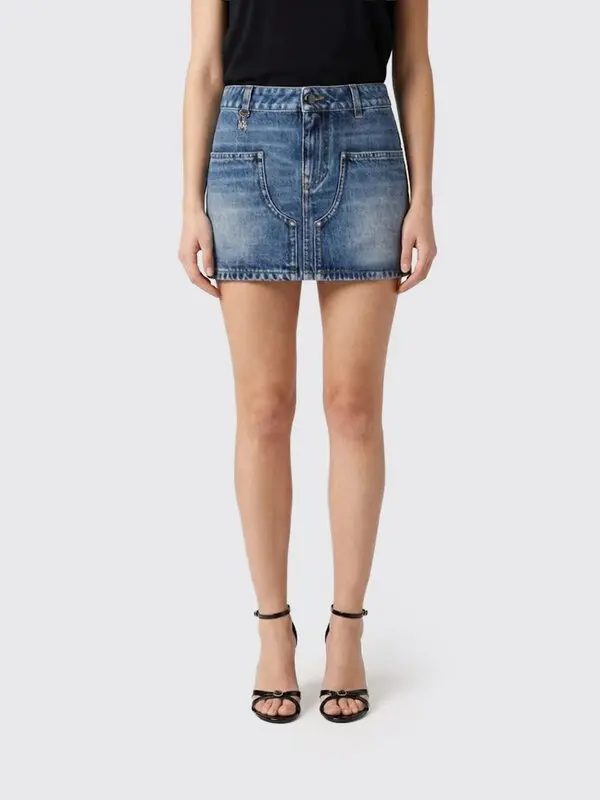 Amiri Denim Mini Skirt