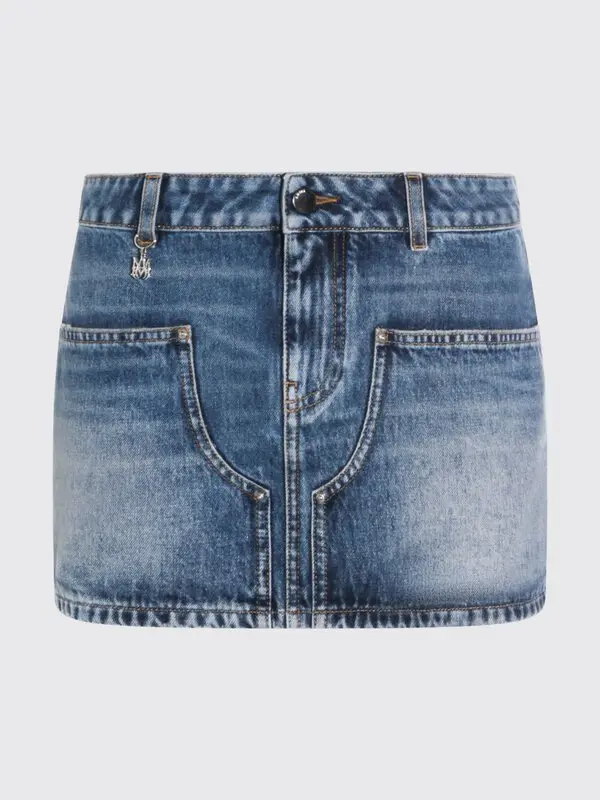 Amiri Denim Mini Skirt