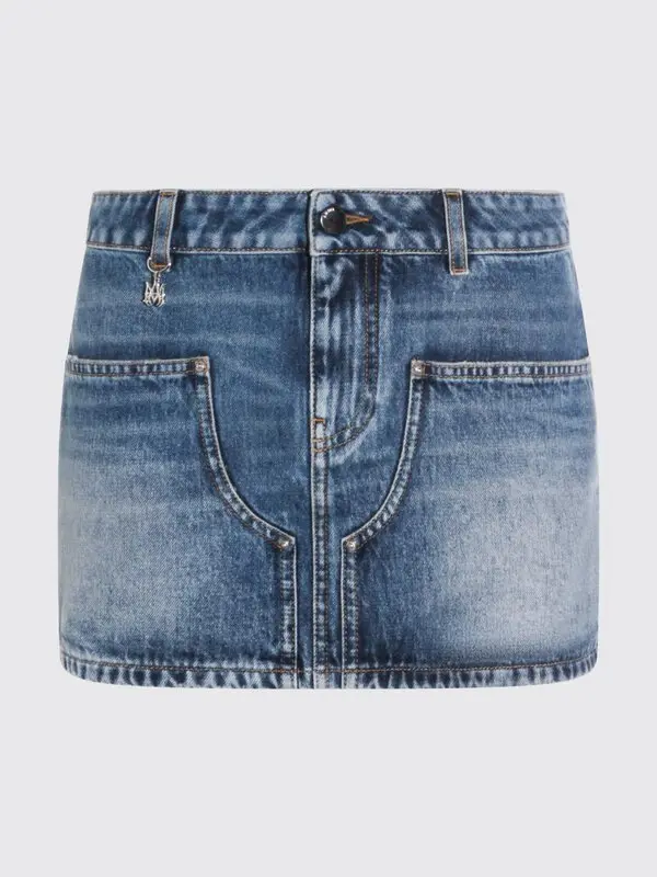 Amiri Denim Mini Skirt