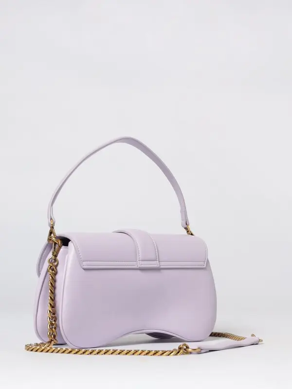 Just Cavalli Embossed Logo Shoulder Bag - Lavander