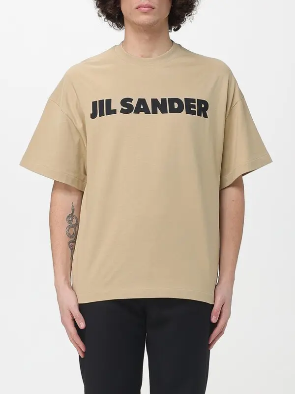 JIL SANDER Crewneck T-shirt - Beige