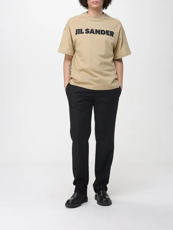 JIL SANDER Crewneck T-shirt - Beige