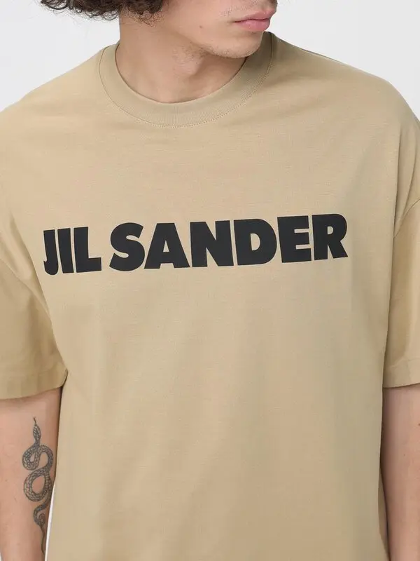JIL SANDER Crewneck T-shirt - Beige