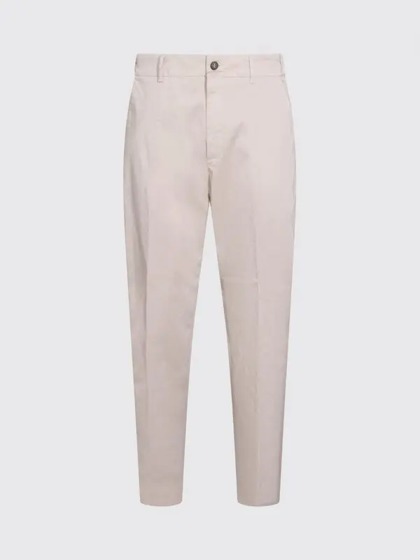 Eleventy Linen Blend Chino Trousers - Sand