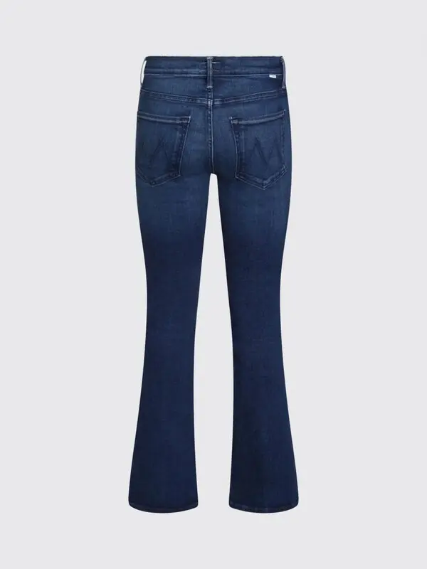 MOTHER Flared Jeans In Stretch Denim - Blue