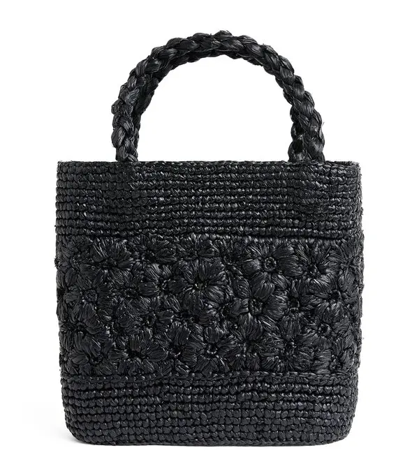Rixo Raffia Milana Top-handle Bag